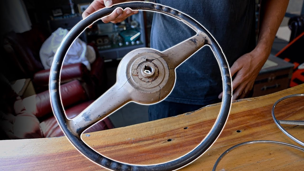 1940 S Steering Wheel Restoration Vintage Ford Survivor Youtube