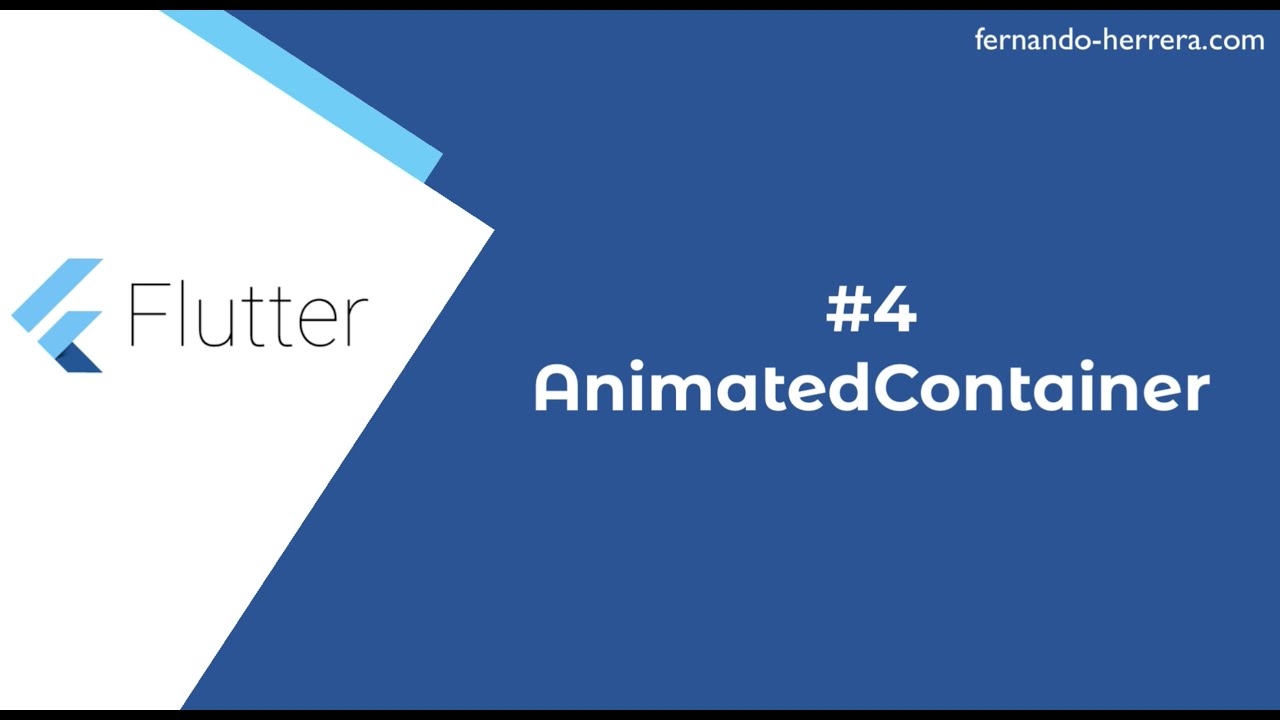 Animated Container Widget De La Semana Youtube