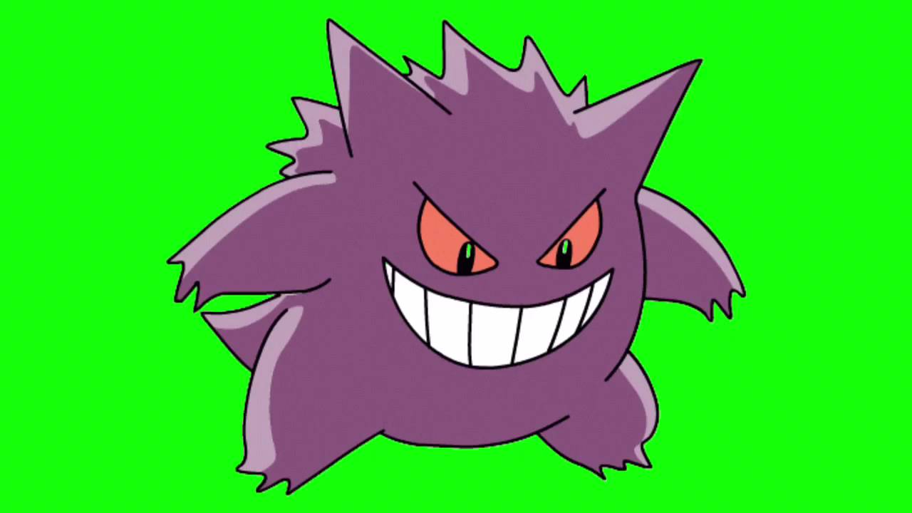 Pokemon Gengar Green Screen Youtube