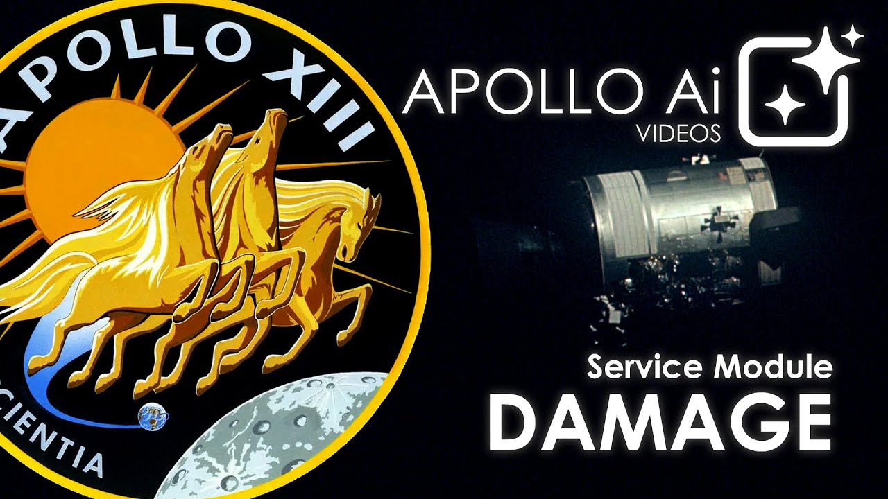 Apollo 13 Service Module Damage Youtube