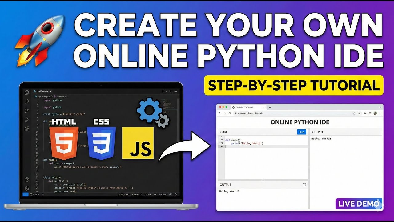 рџљђ Create Your Own Online Python Ide Step By Step Tutorial Youtube