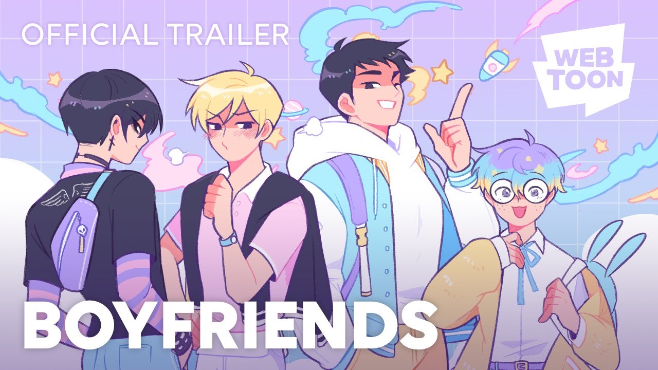 Boyfriends Webtoon Boyfriends Coloring Book Special Edition