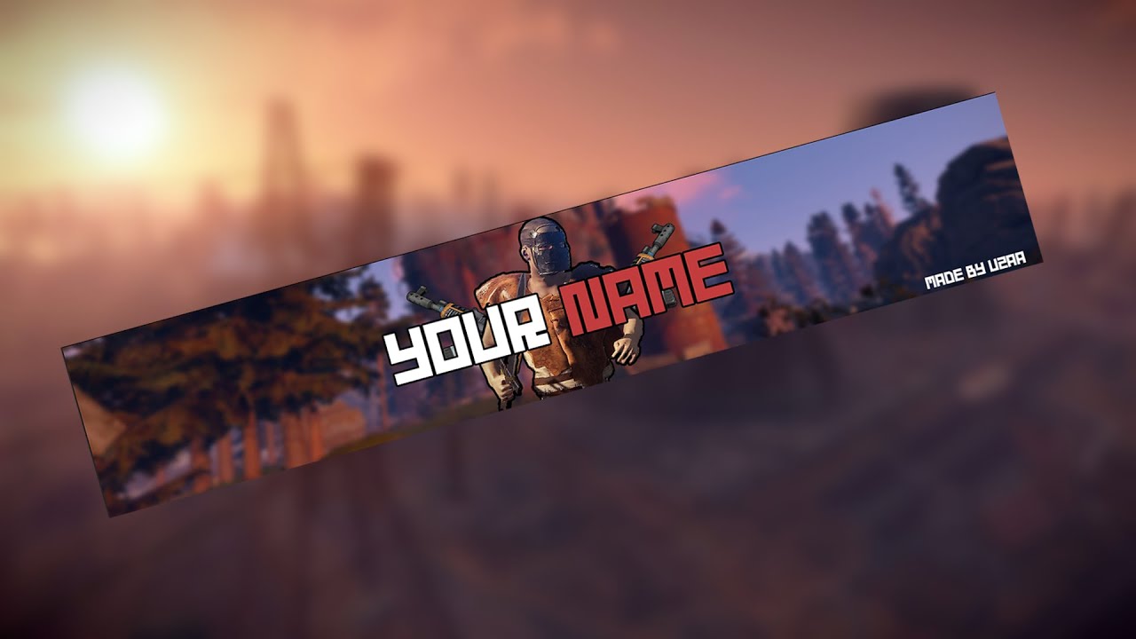 Free Rust Banner V1 Uzaa Youtube