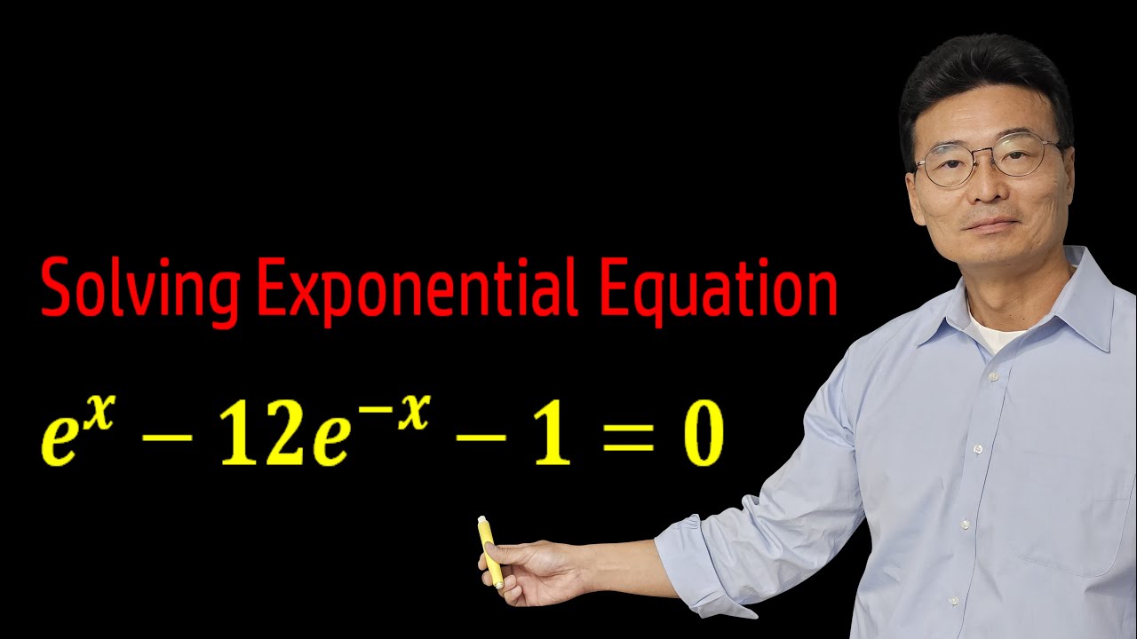 Solving Exponential Equation Youtube