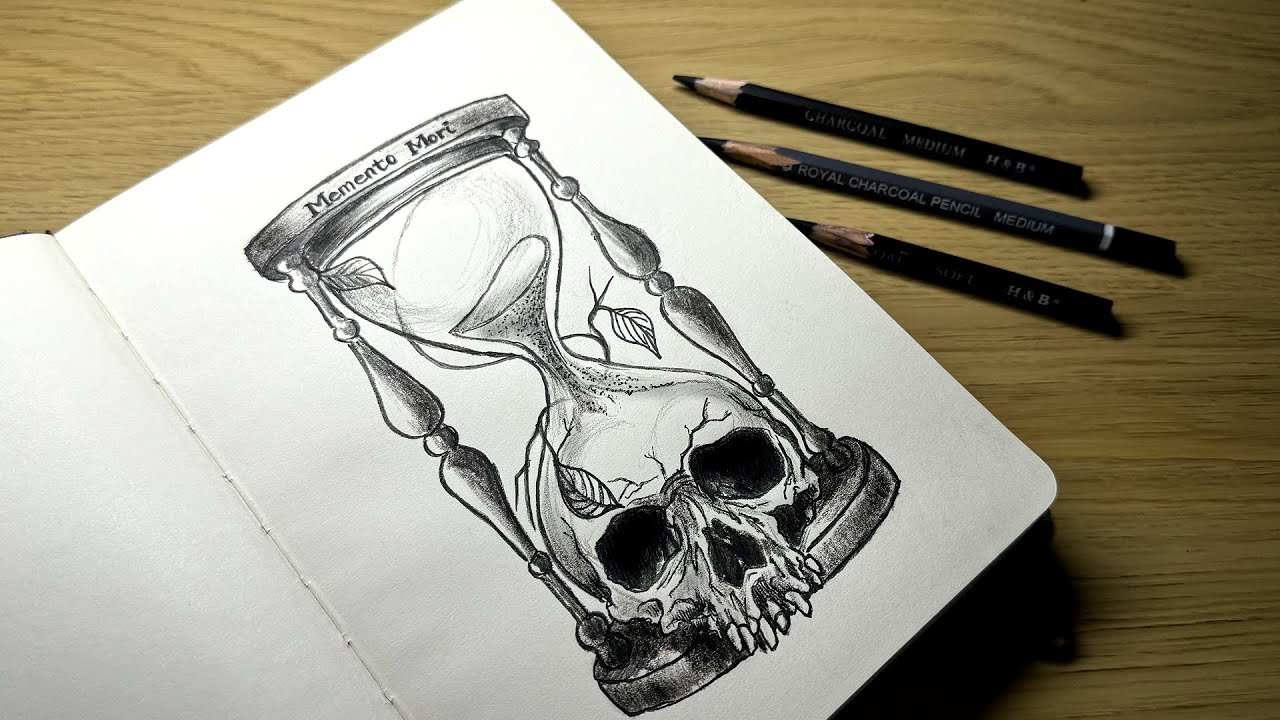 Skull Hourglass Tattoos Inkwell Tattoos On X Skull And Hourglass