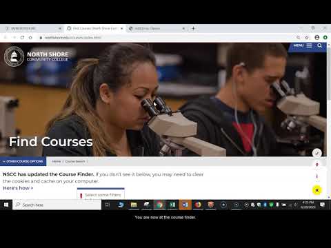 Nscc Course Registration Tutorial Youtube