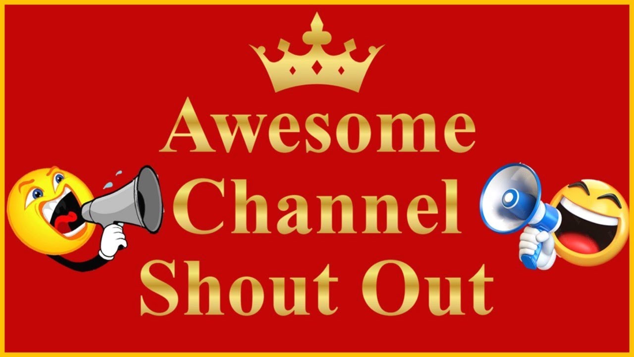 Channel Shout Out Youtube