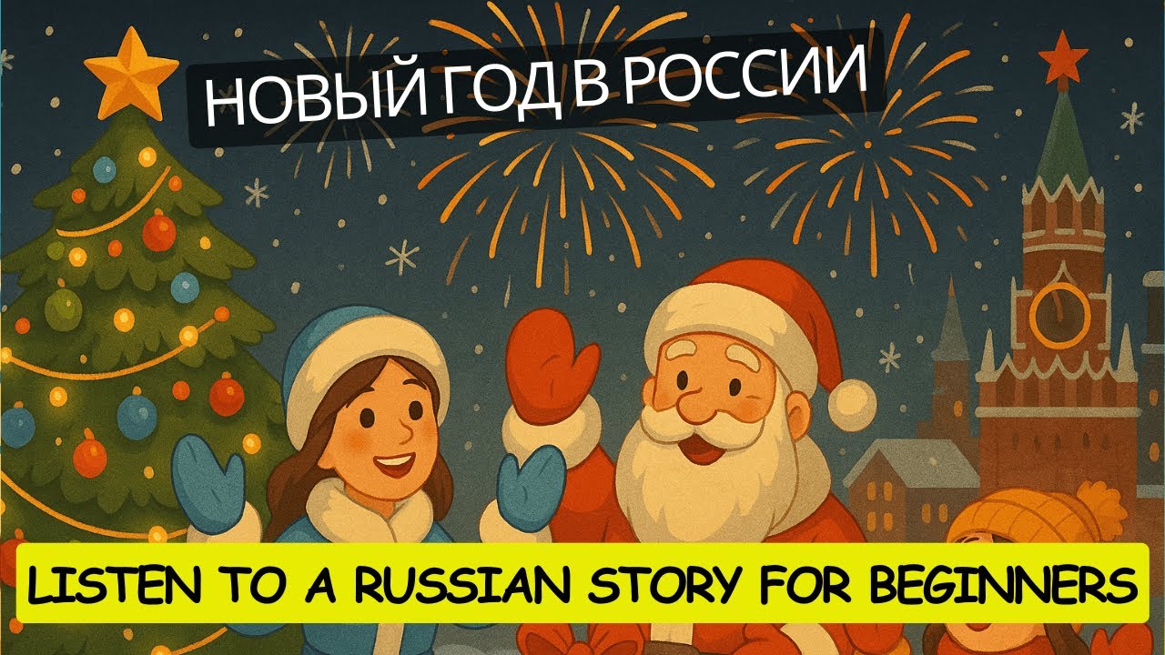 Russian Listening Practice New Year In Russia Slow Story Beginner