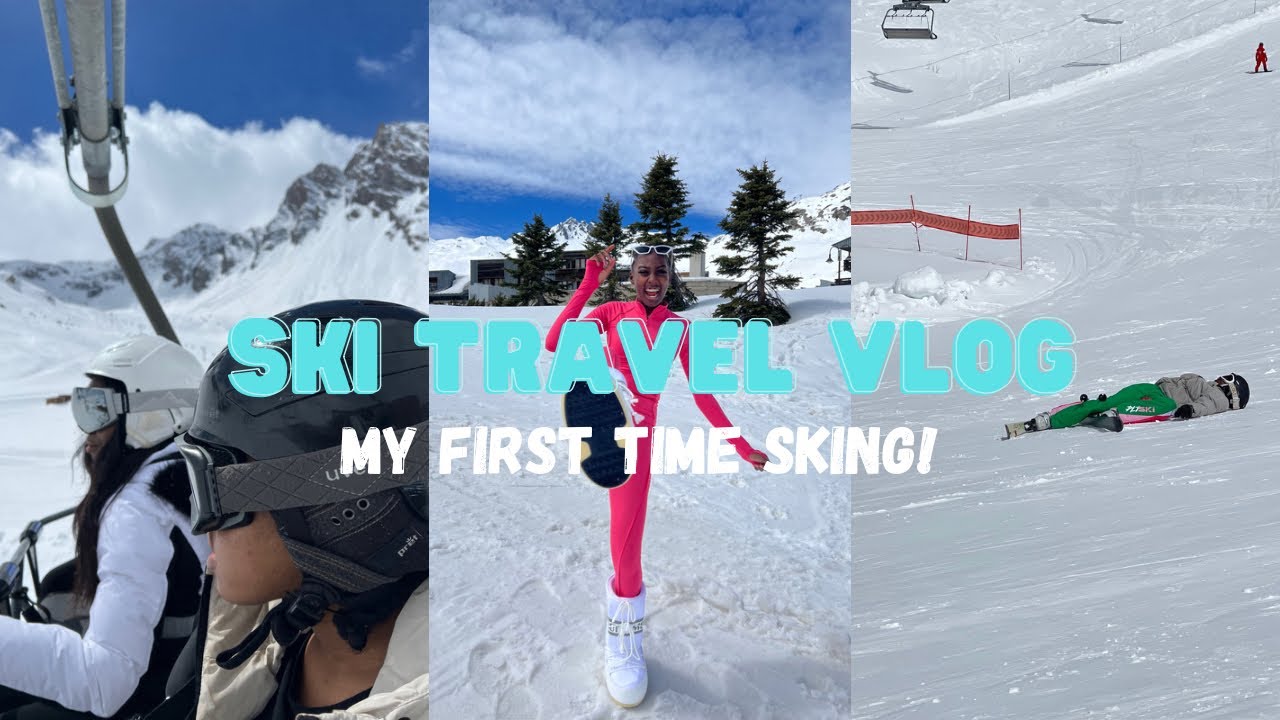 Ski Trip Travel Vlog My First Time Skiing Youtube