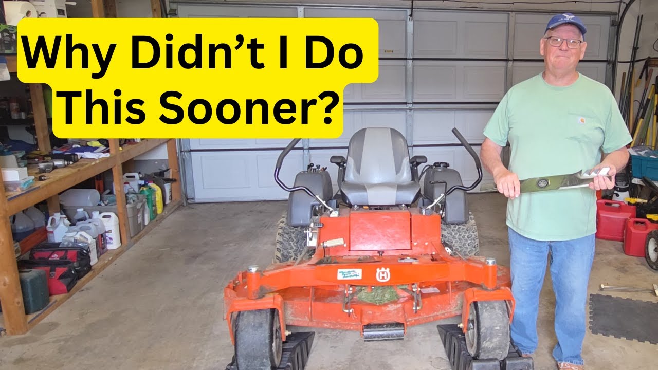 This Simple Trick Made Changing Mower Blades Way Easier Youtube
