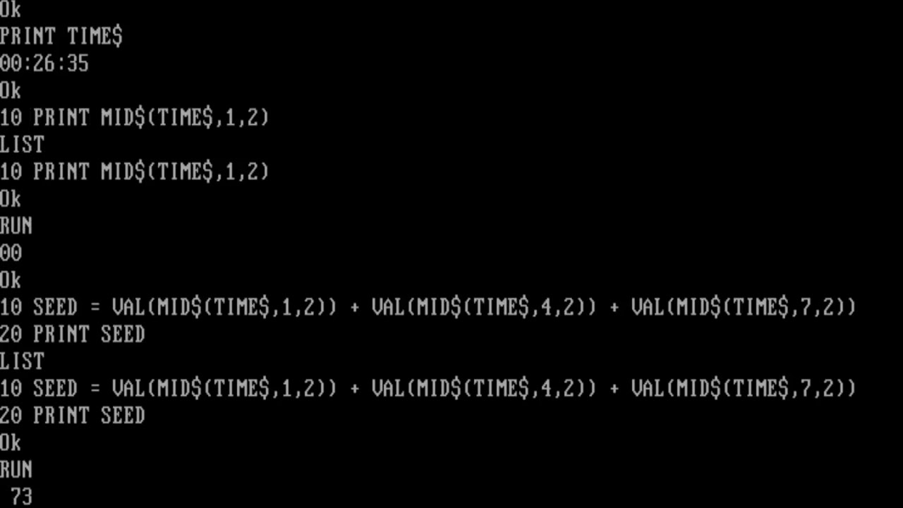 Programming In Gw Basic Youtube
