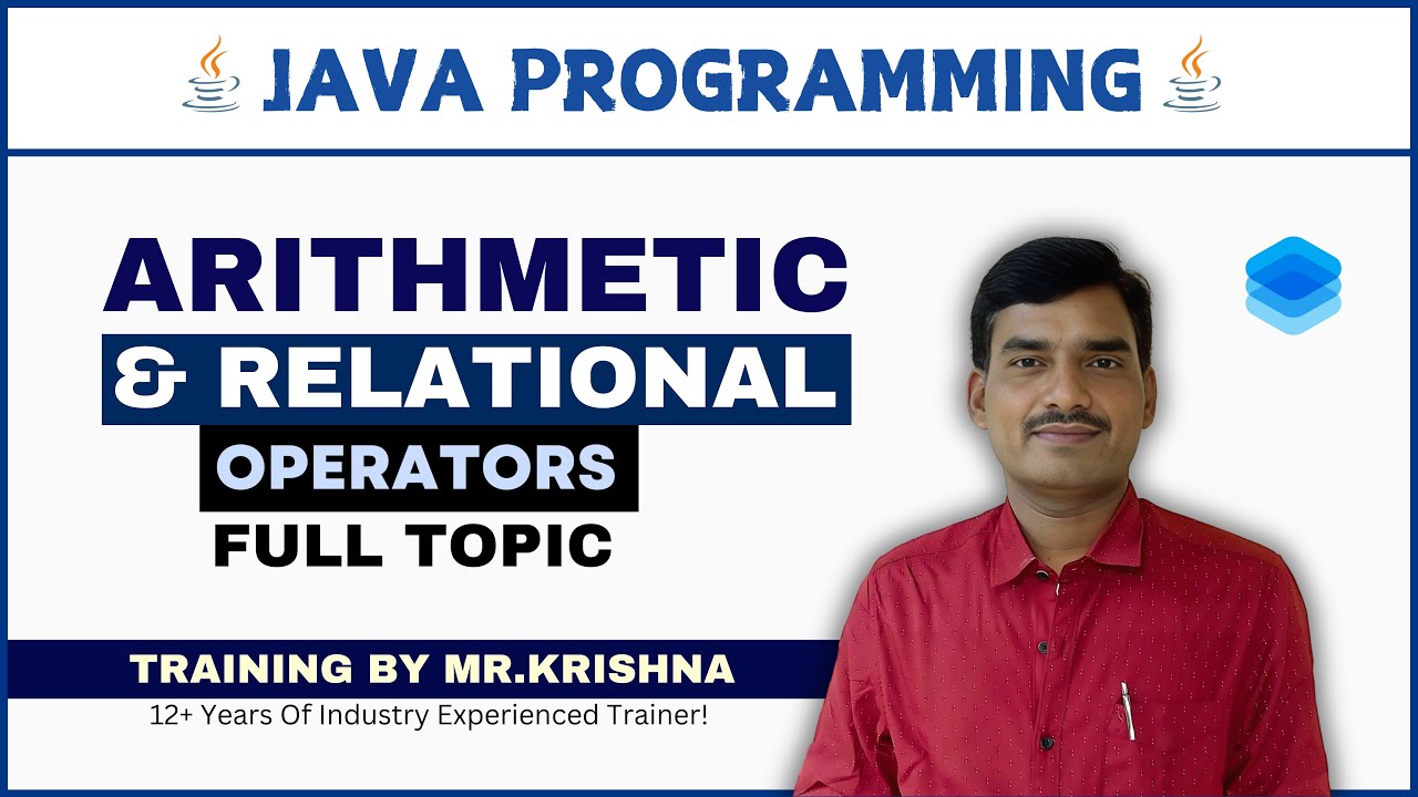 Arithmetic And Relational Operators Java Programming C
