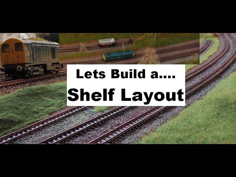 Lets Build An N Gauge Shelf Layout Elevated Curves Youtube