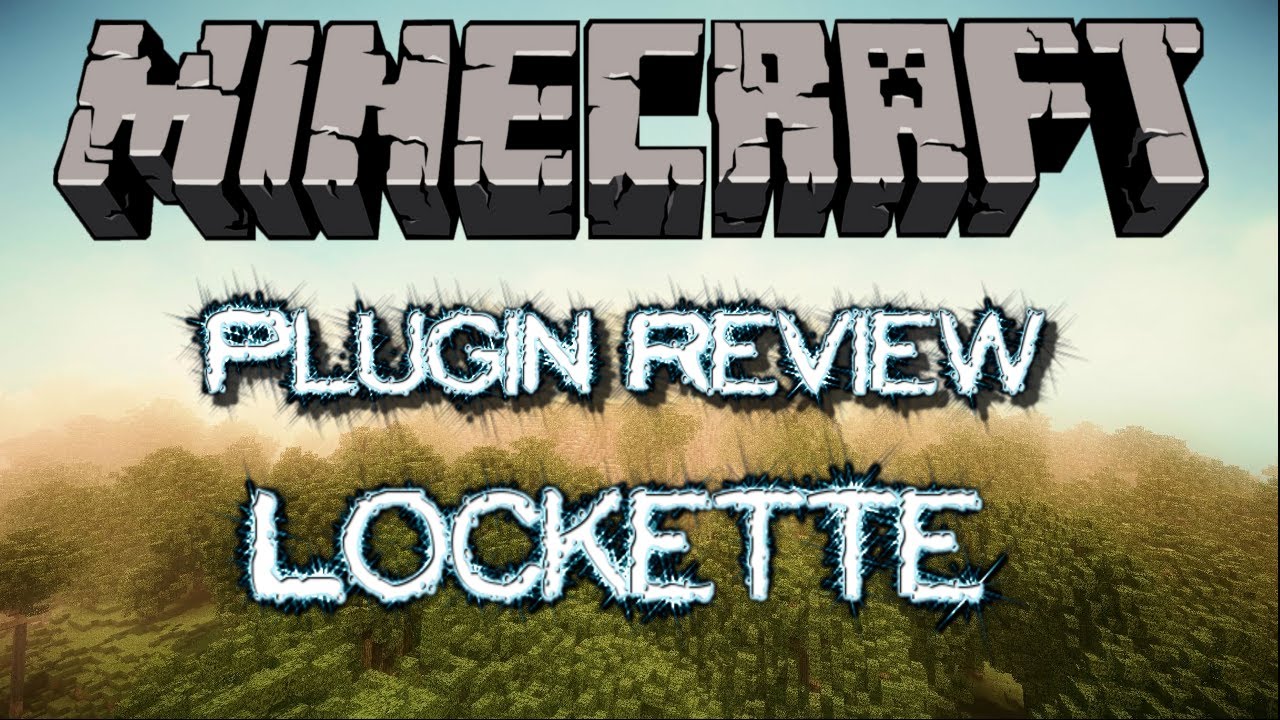 Minecraft Plugin Tutorial Lockette Youtube