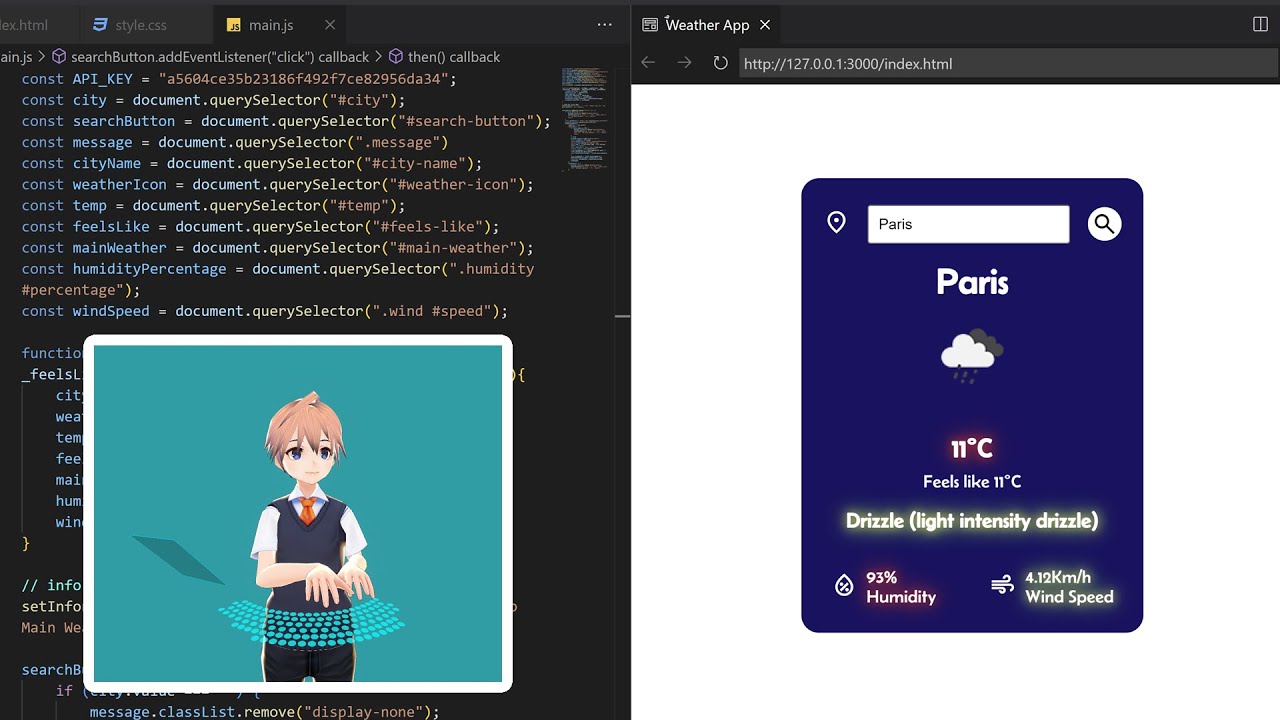 Asmr Programming Weather Application With Javascript No Talking