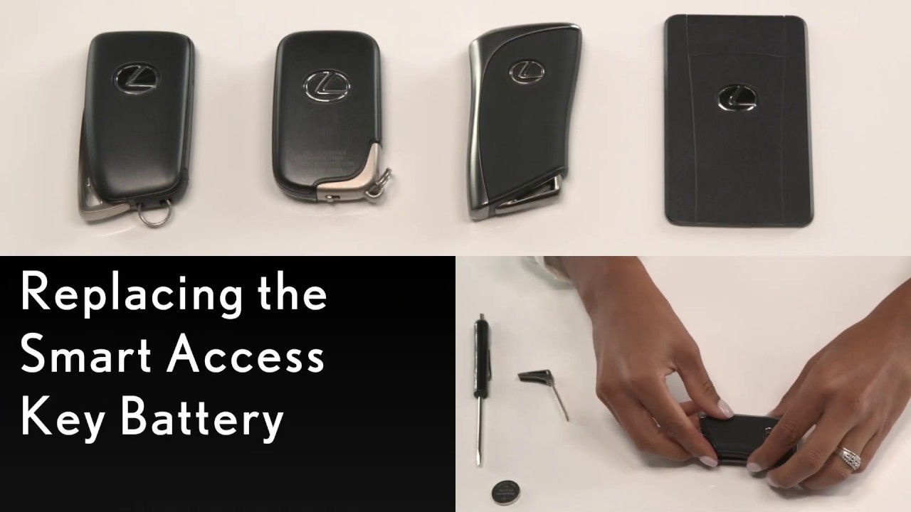 How To Replace Smart Access Key Battery Lexus Youtube