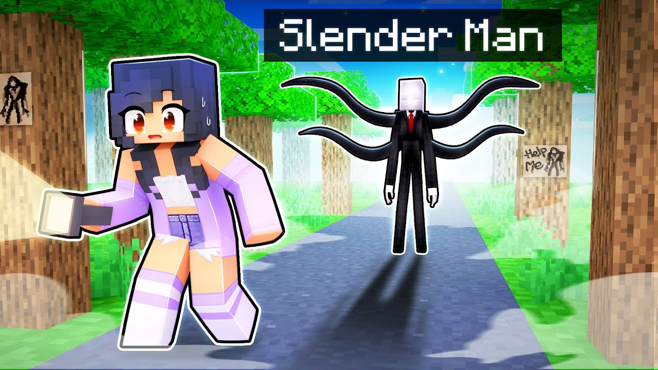 1 Night With Slender Man In Minecraft Youtube