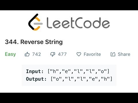 Leetcode Reverse String Explained Python Solution In Amharic скасиысинскы