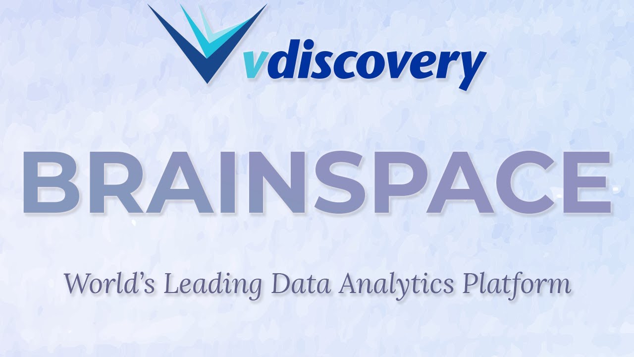 Brainspace World S Leading Data Analytics Platform Product Showcase