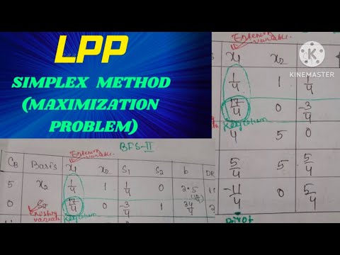 Lpp Simplex Method Maximization Problem Easy Steps With Solved