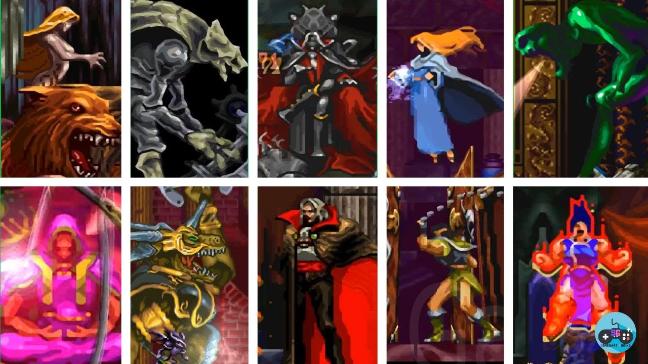 Castlevania Symphony Of The Night All Bosses Ending Youtube