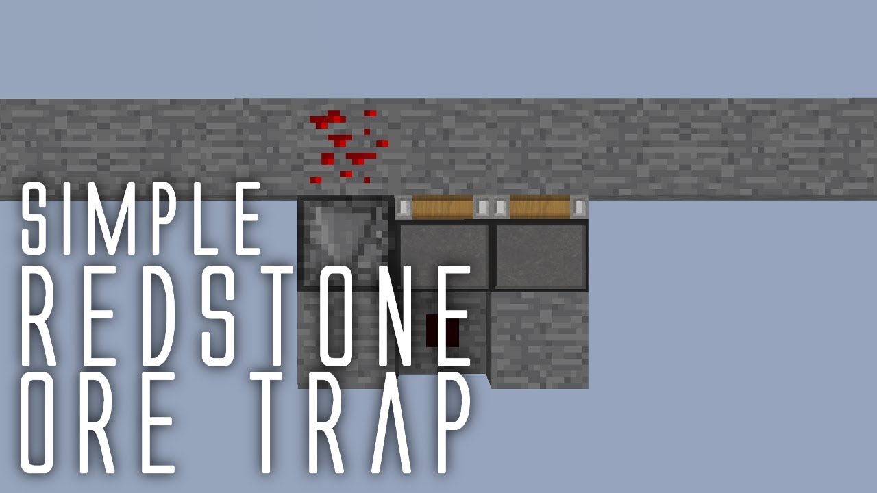 Minecraft Redstone Traps I Built A Deadly Tnt And Deadfall Trap House