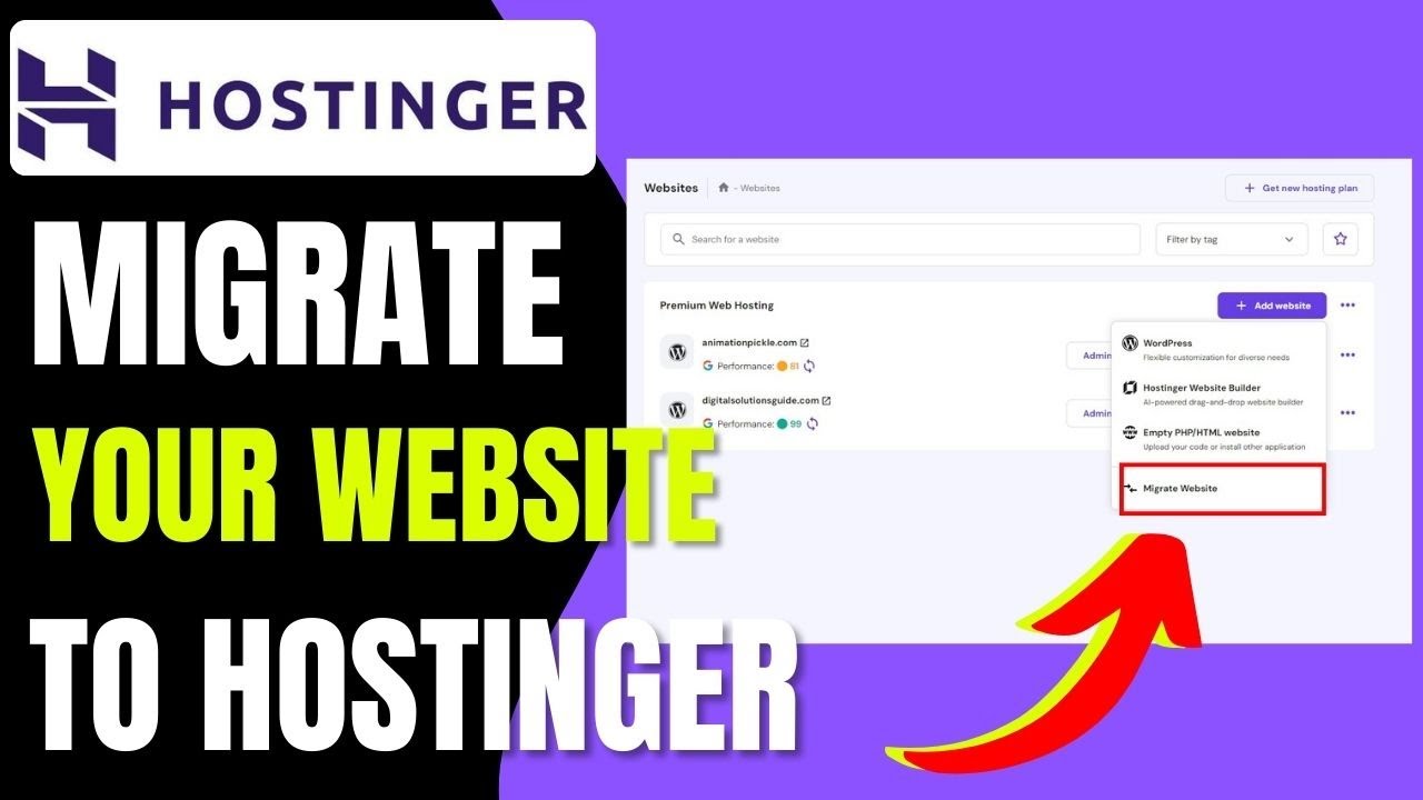 How To Migrate Website To Hostinger 2024 Youtube