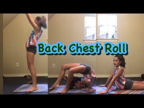 How To Do A Back Chest Roll Youtube