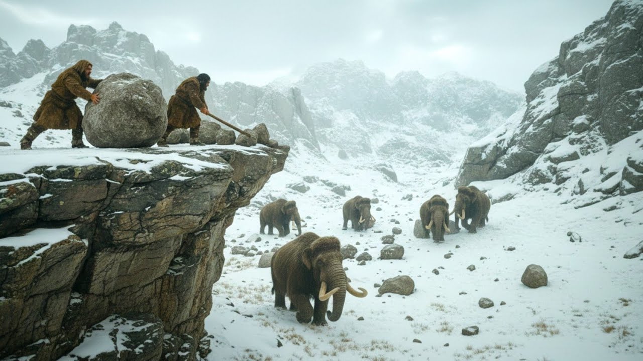50 000 Bc Neanderthal Warriors Vs Mammoths The Hunt For Survival
