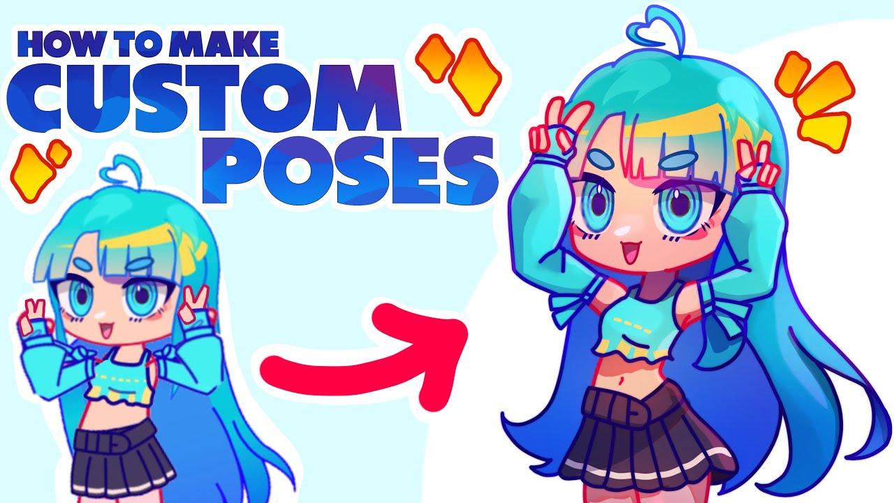 How To Make Your Custom Poses Better Gacha Club Voice Over Youtube