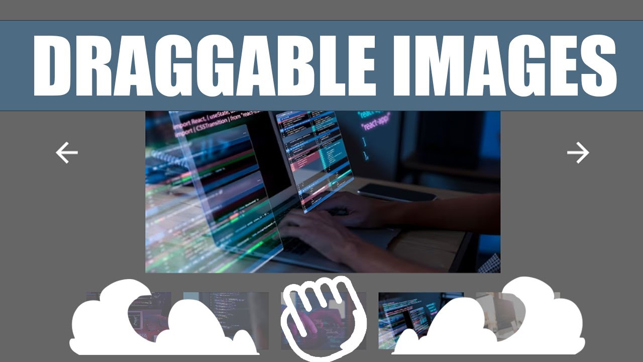 Draggable Image Slider Gallery Web Components Html Css Js Youtube
