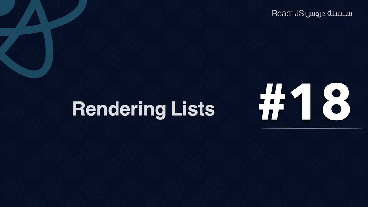 18 Rendering List In React Youtube