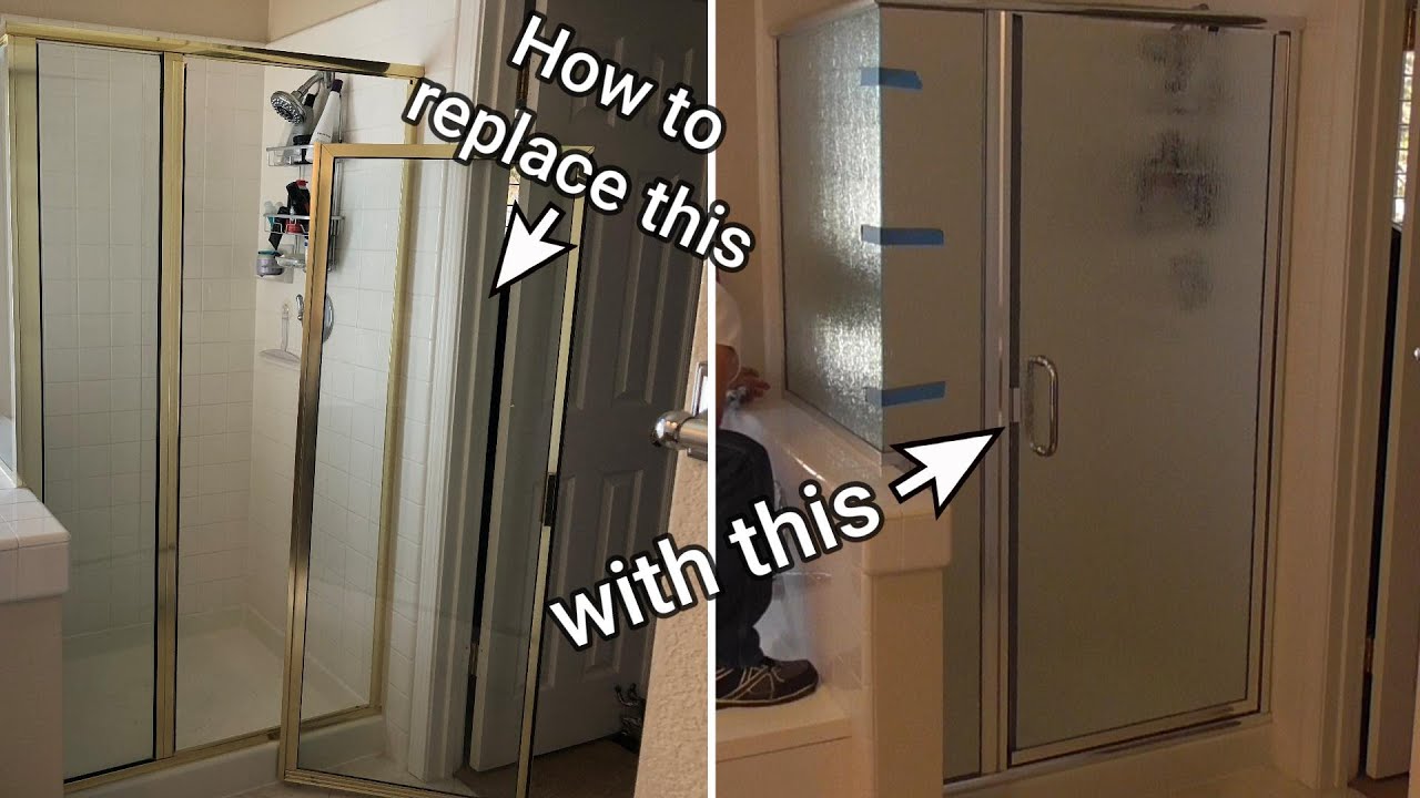 How To Install Framed Shower Door Detailed Youtube