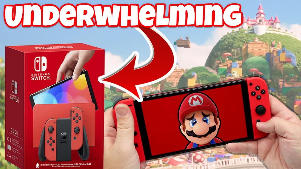 We Unbox Set Up The Limited Edition Super Mario Nintendo Switch Oled