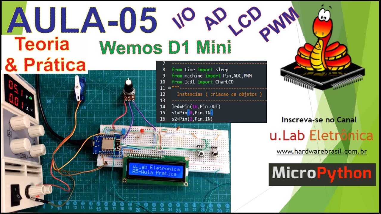 Micropython Aula 5 Youtube