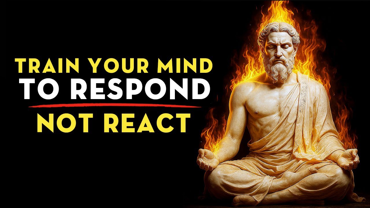 Train Your Mind To Respond Not React Stoicism Youtube