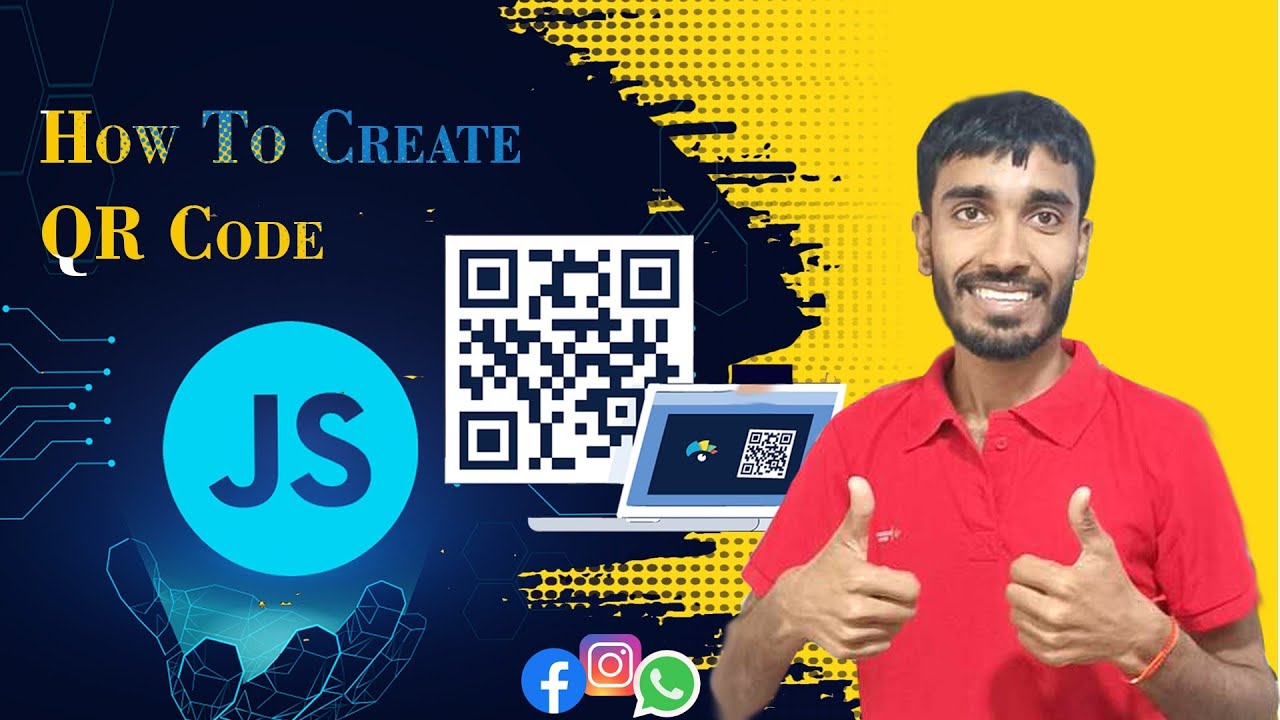 Generate Qr Using Javascript Qr Generater Javascript Project