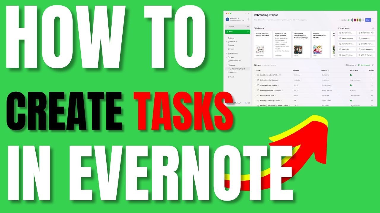 How To Create Task In Evernote 2024 Youtube