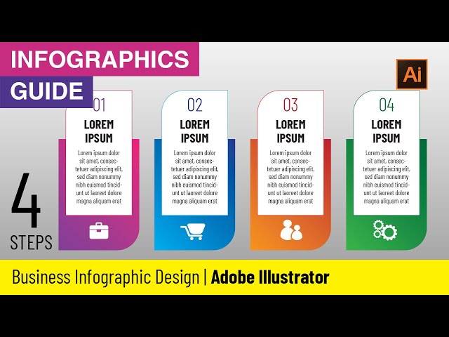 Infographic Tutorial Illustrator Basico El Paso