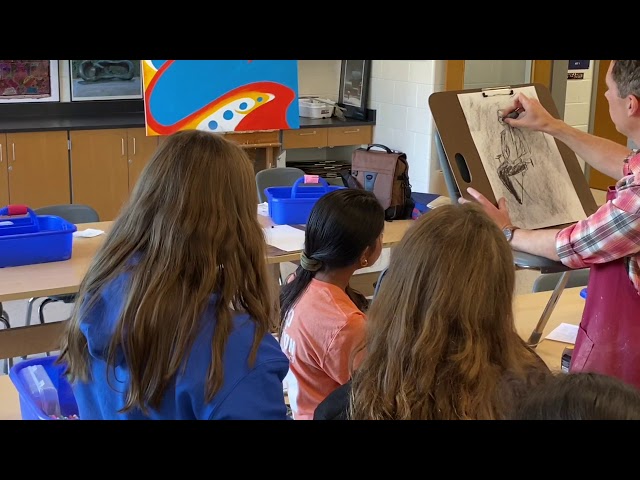 Middle School Art Classroom Artist In Residence Program Webb School