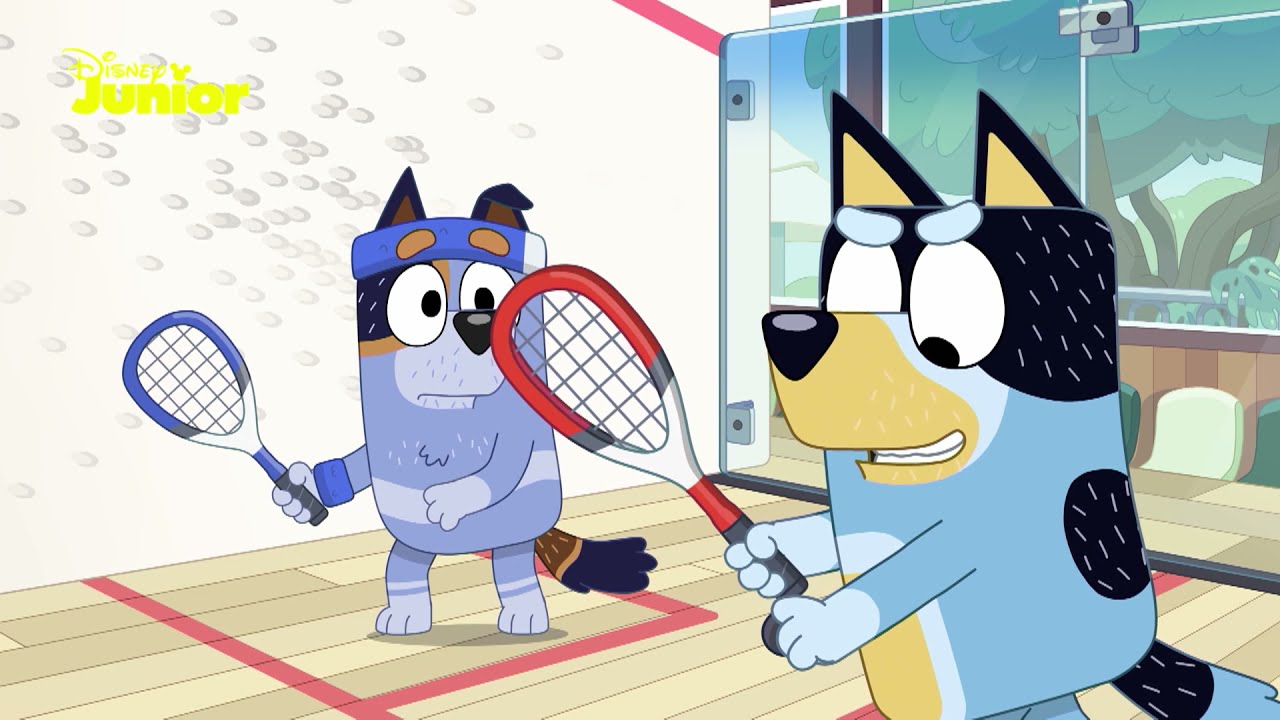 Bluey O Jogo De Squash Youtube