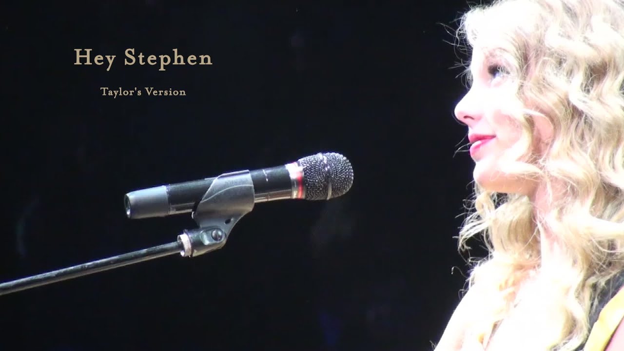 Taylor Swift Hey Stephen Taylor S Version Official Music Video