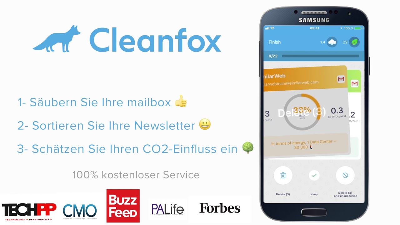 Cleanfox Android App Preview Video German Youtube