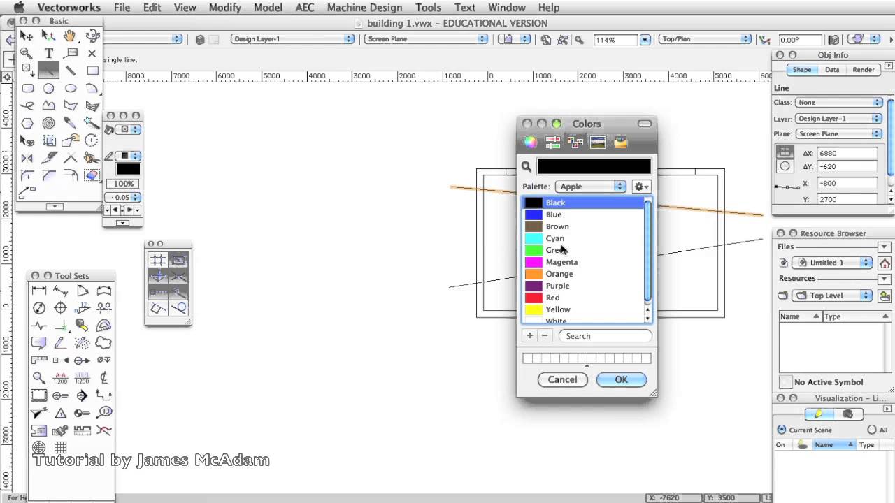 Vectorworks 2d Basic Youtube