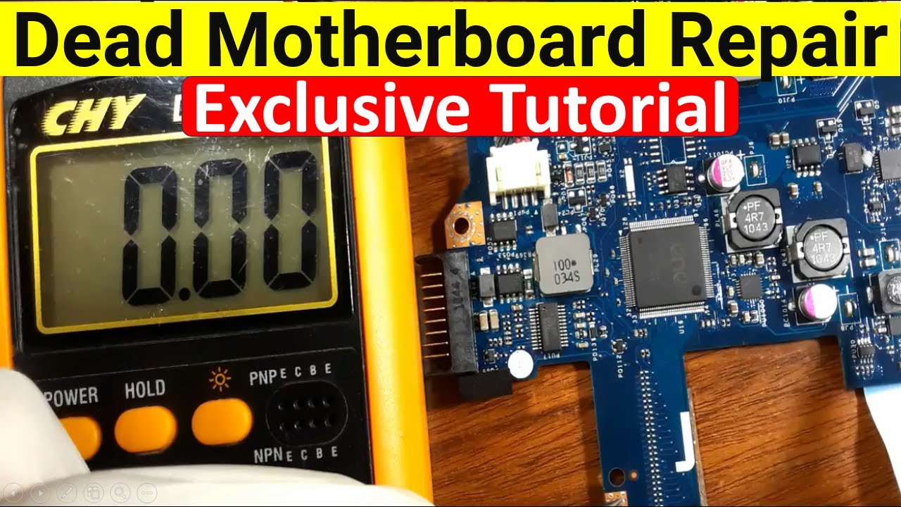 Complete Dead Motherboard Repair Tutorial Laptop Motherboard Repair