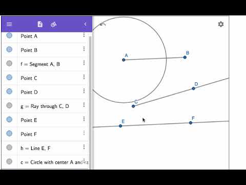 Geogebra Constructions Youtube