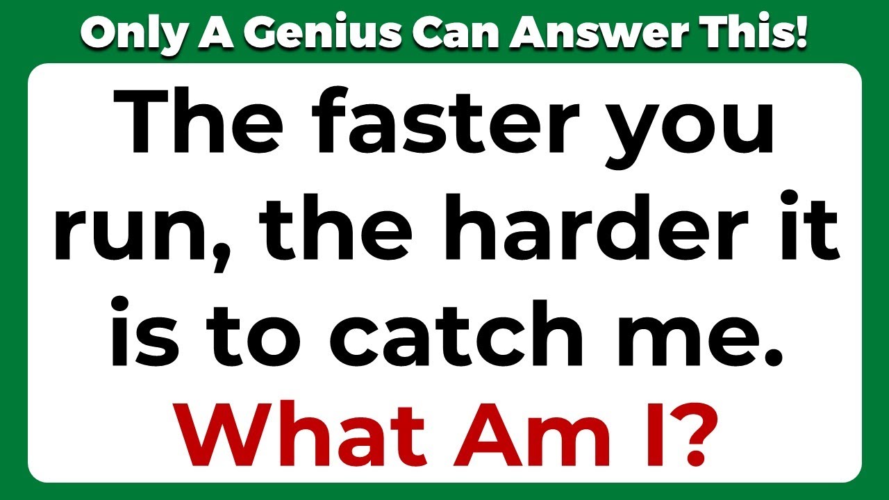 Only A Genius Can Answer These 10 Tricky Riddles Riddles Quiz Part