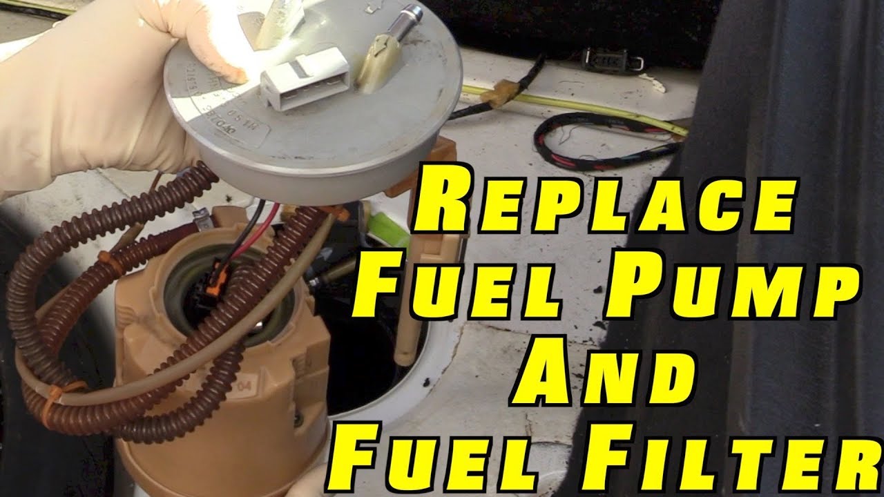 How To Replace A Fuel Pump And Fuel Filter Youtube
