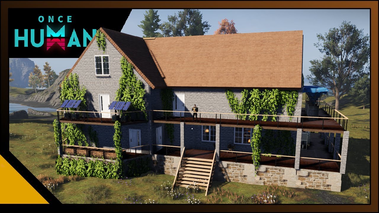 Once Human Cosy Country House Build Guide Youtube