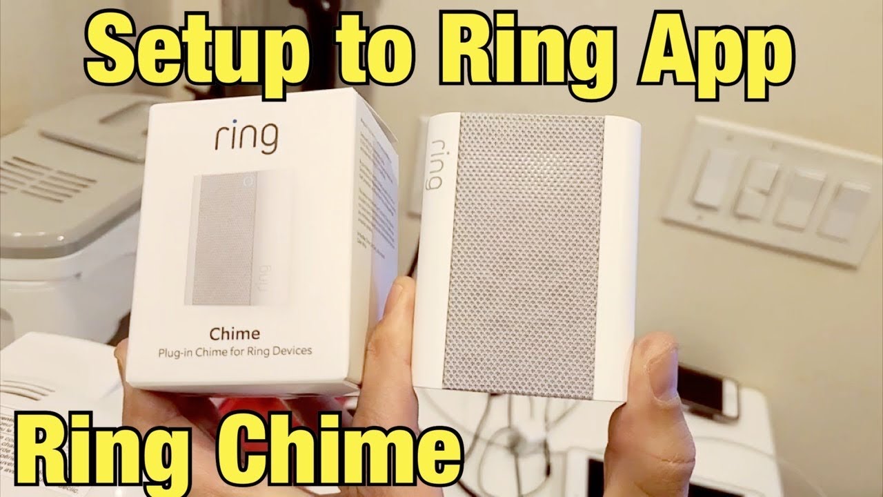 Ring Chime How To Setup To Ring App Youtube